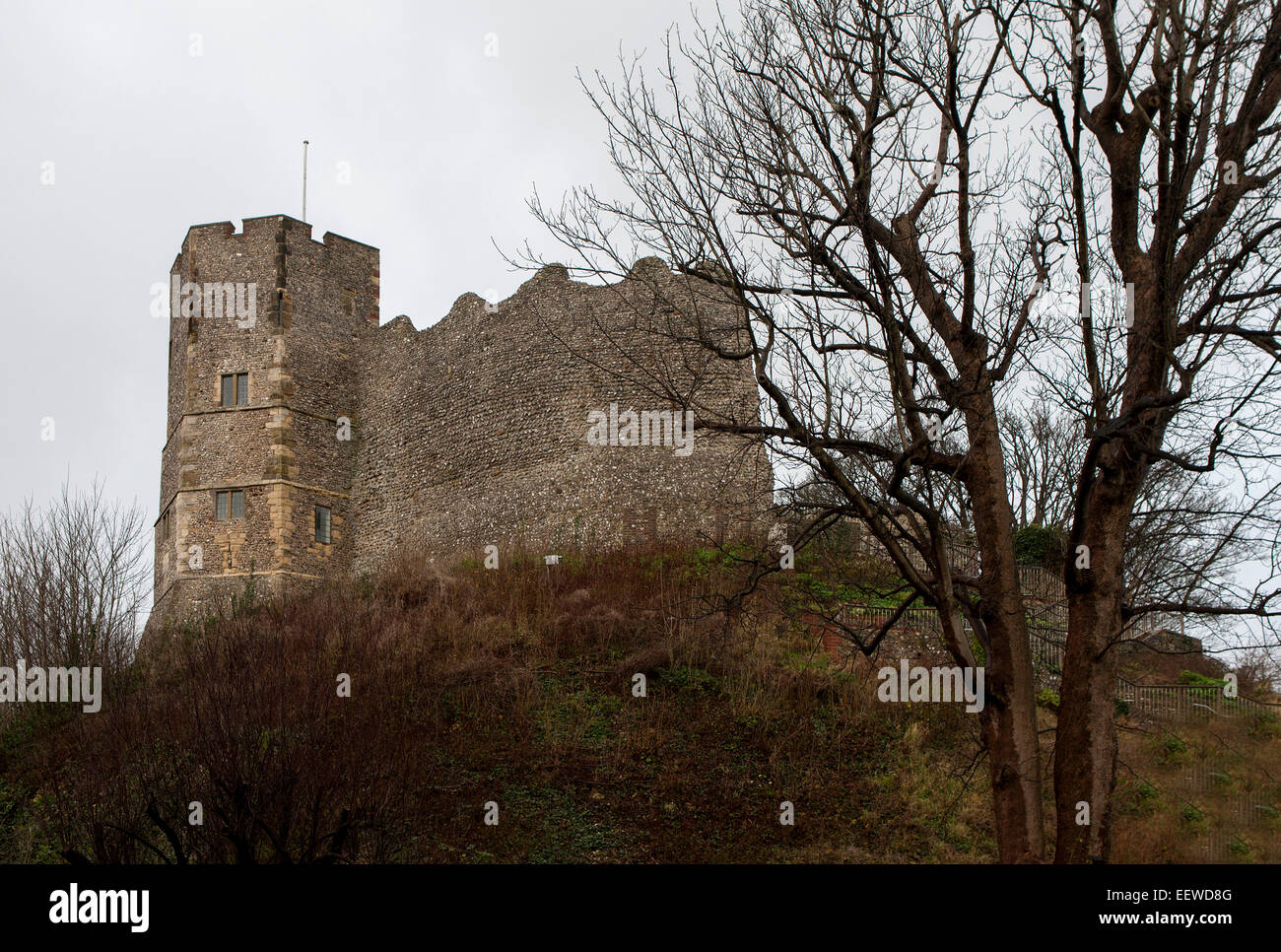 Lewes Castle East Sussex UK Stock Photo - Alamy