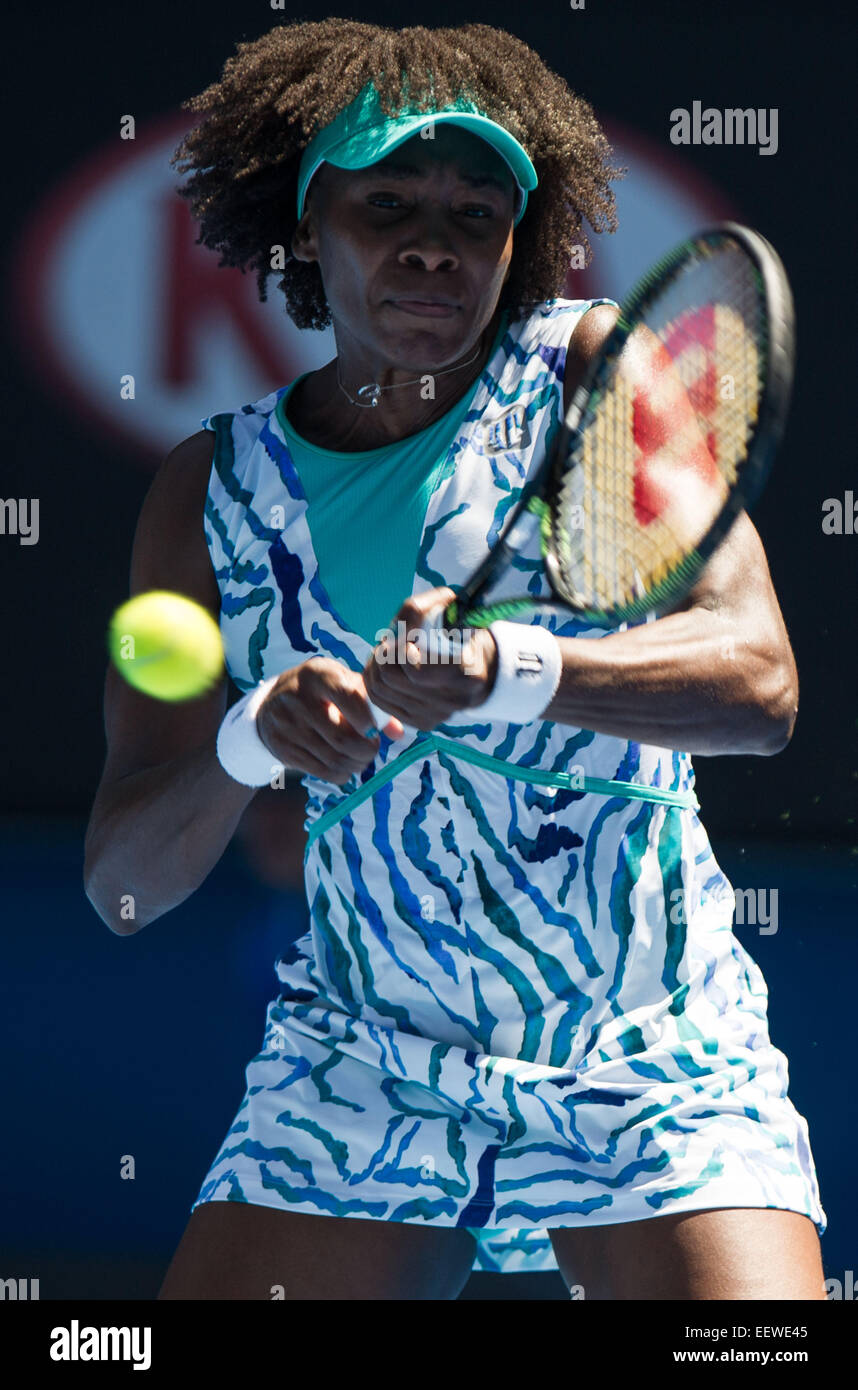 Melbourne, Australia. 22nd Jan, 2015. Venus Williams of the United ...