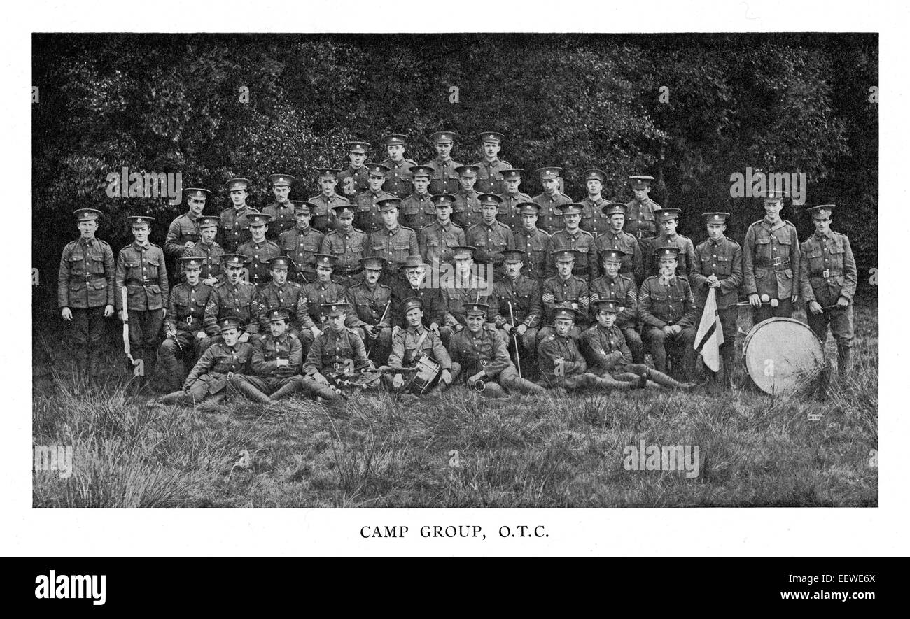 Aberdeen University Officers Training Corps at summer camp during World ...