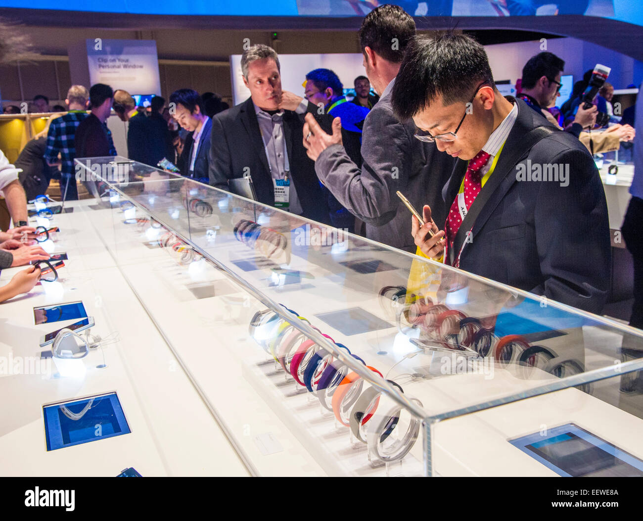 The Sony booth at the CES show held in Las Vegas Stock Photo - Alamy
