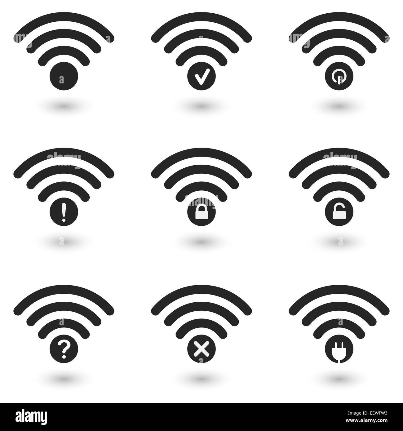 Wifi hotspot icons hi-res stock photography and images - Alamy