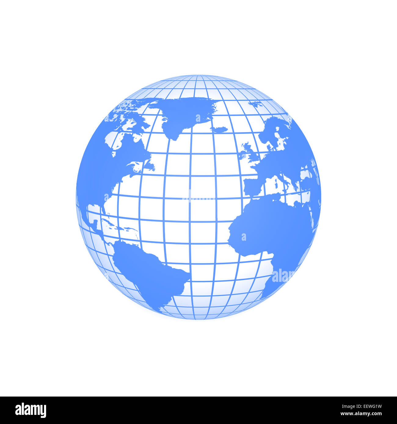 Globe icon illustration on white background Stock Photo - Alamy