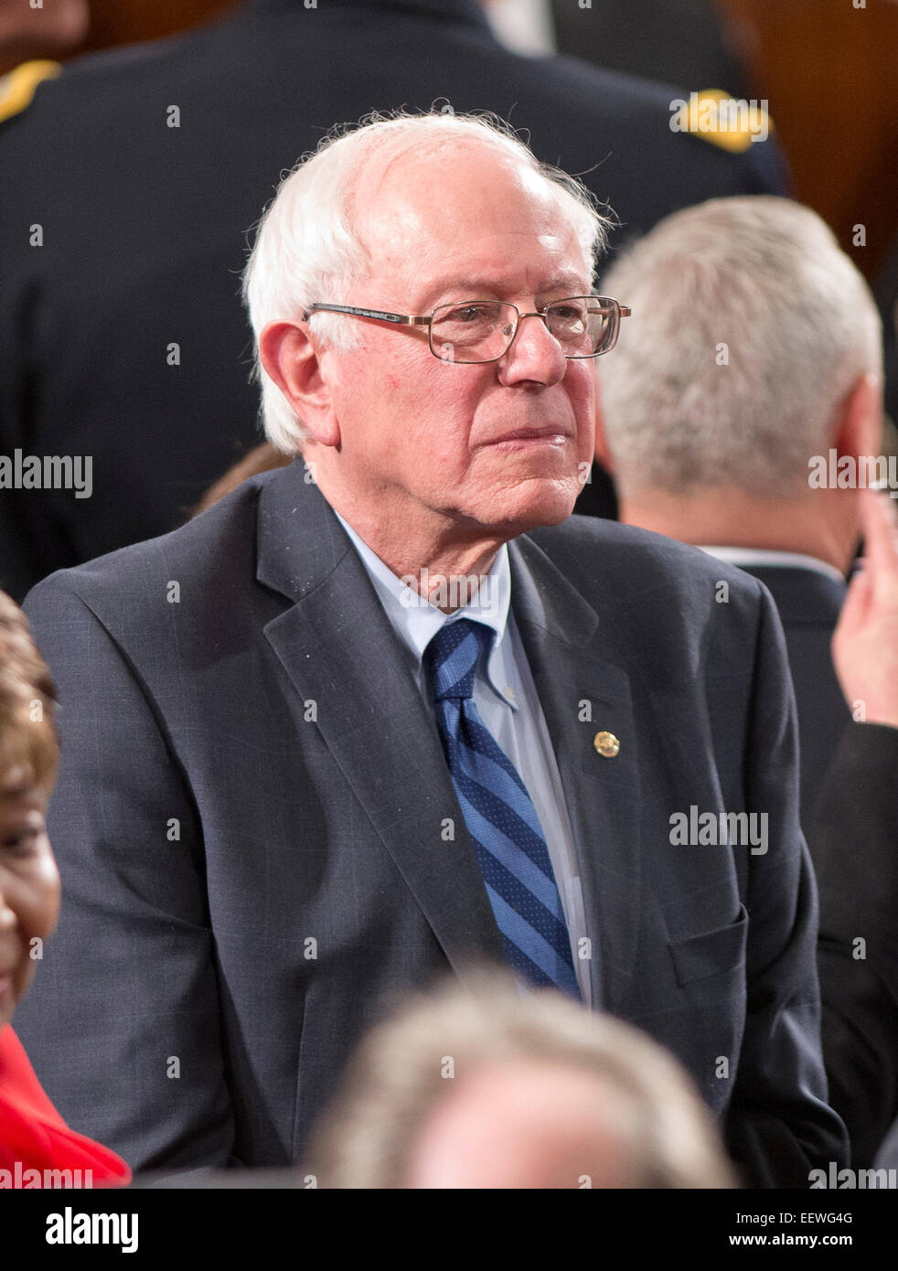 United States Senator Bernie Sanders (Independent of Vermont) awaits ...
