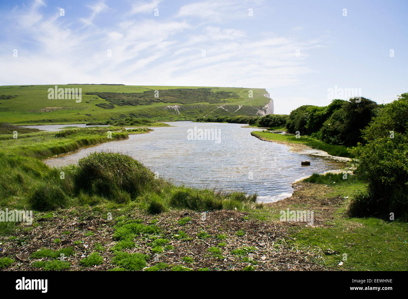 Cuckmere River valley, Seven Sisters Country Park Stock Photo - Alamy