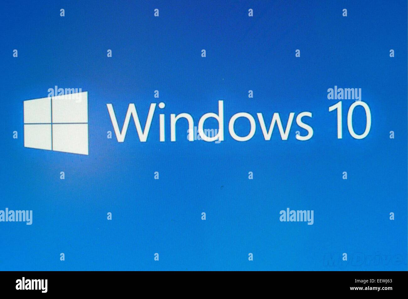 Windows 10 public issued in America on 22th January, 2015 Stock Photo ...