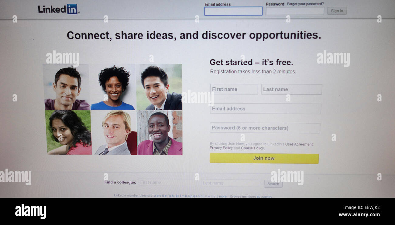 Linkedin app symbol hi-res stock photography and images - Alamy