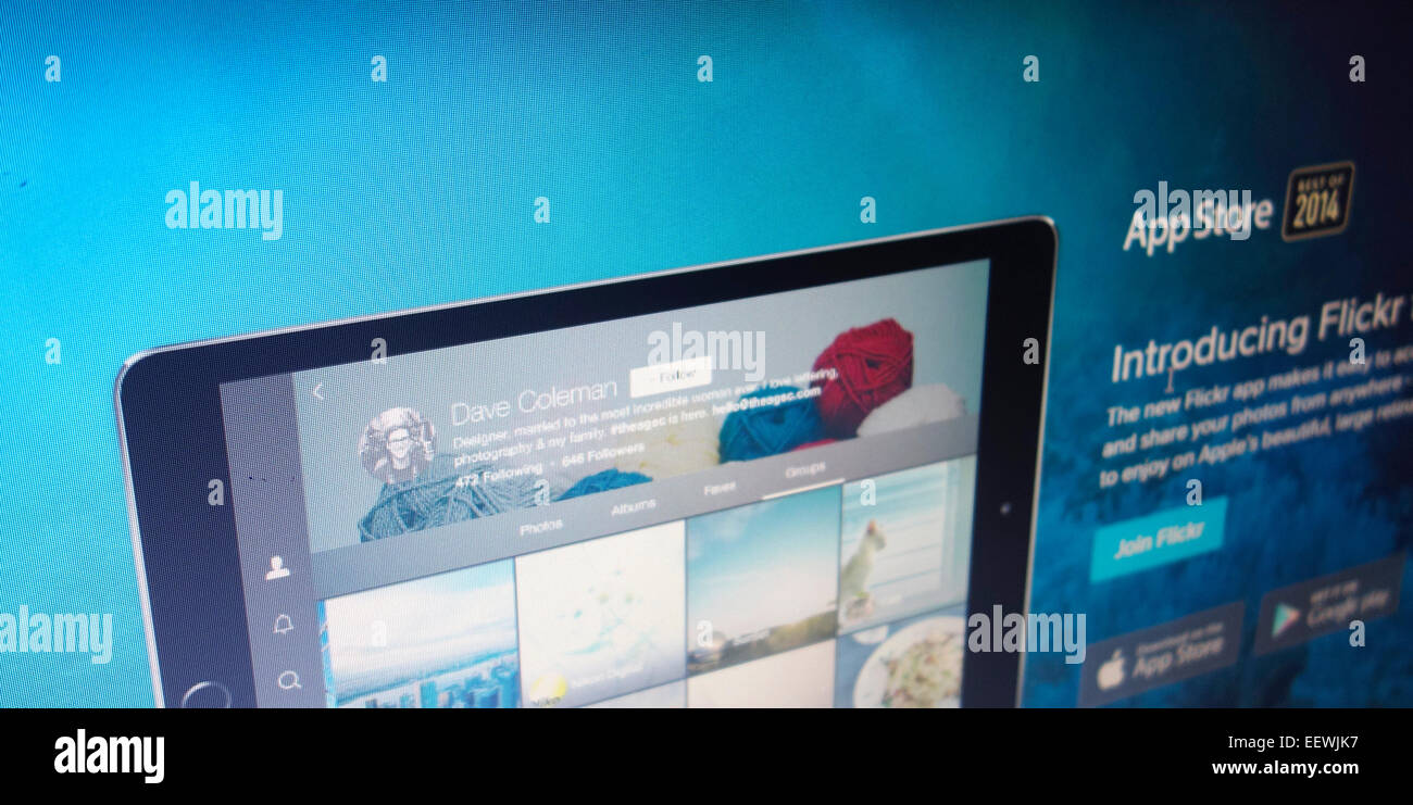 App Store page Stock Photo - Alamy