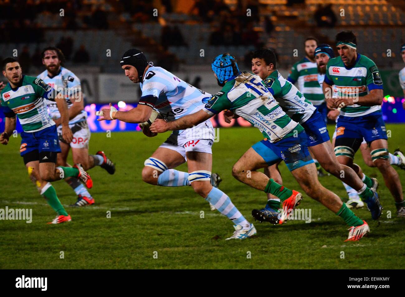Juandre KRUGER - 18.01.2015 - Racing Metro 92/Trevise - European ...