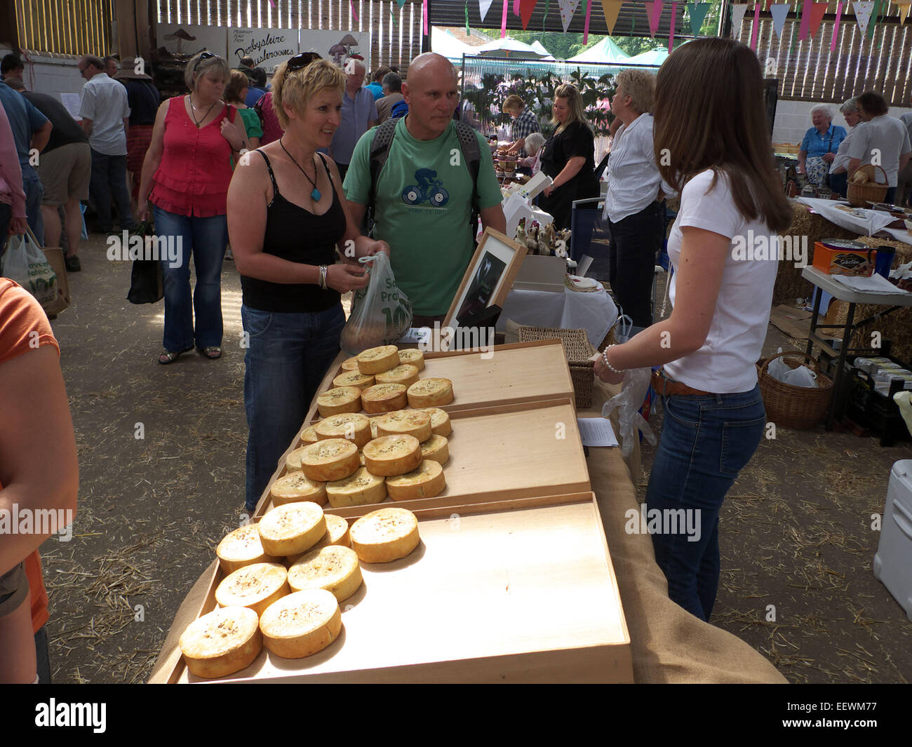 Pies, Farmers' Market, Rode Hall, Cheshire, UK Stock Photo - Alamy