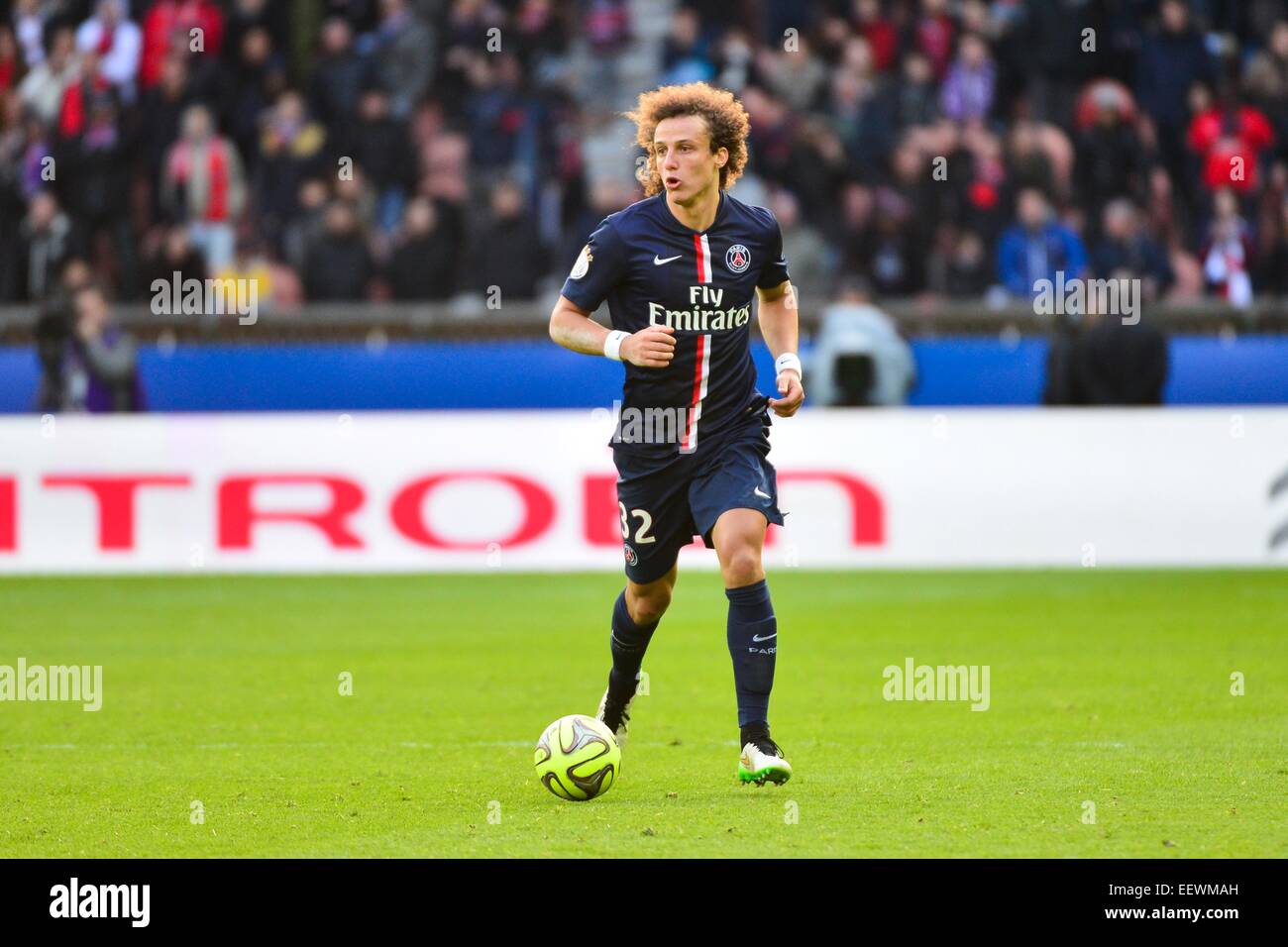 David LUIZ - 18.01.2015 - Paris Saint Germain/Evian Thonon - 21eme ...