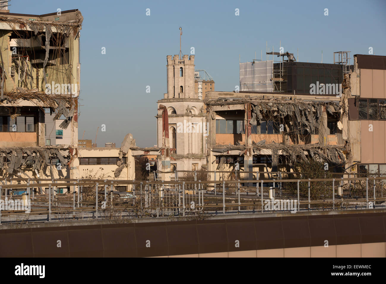 London Dock construction site on the former News International ...