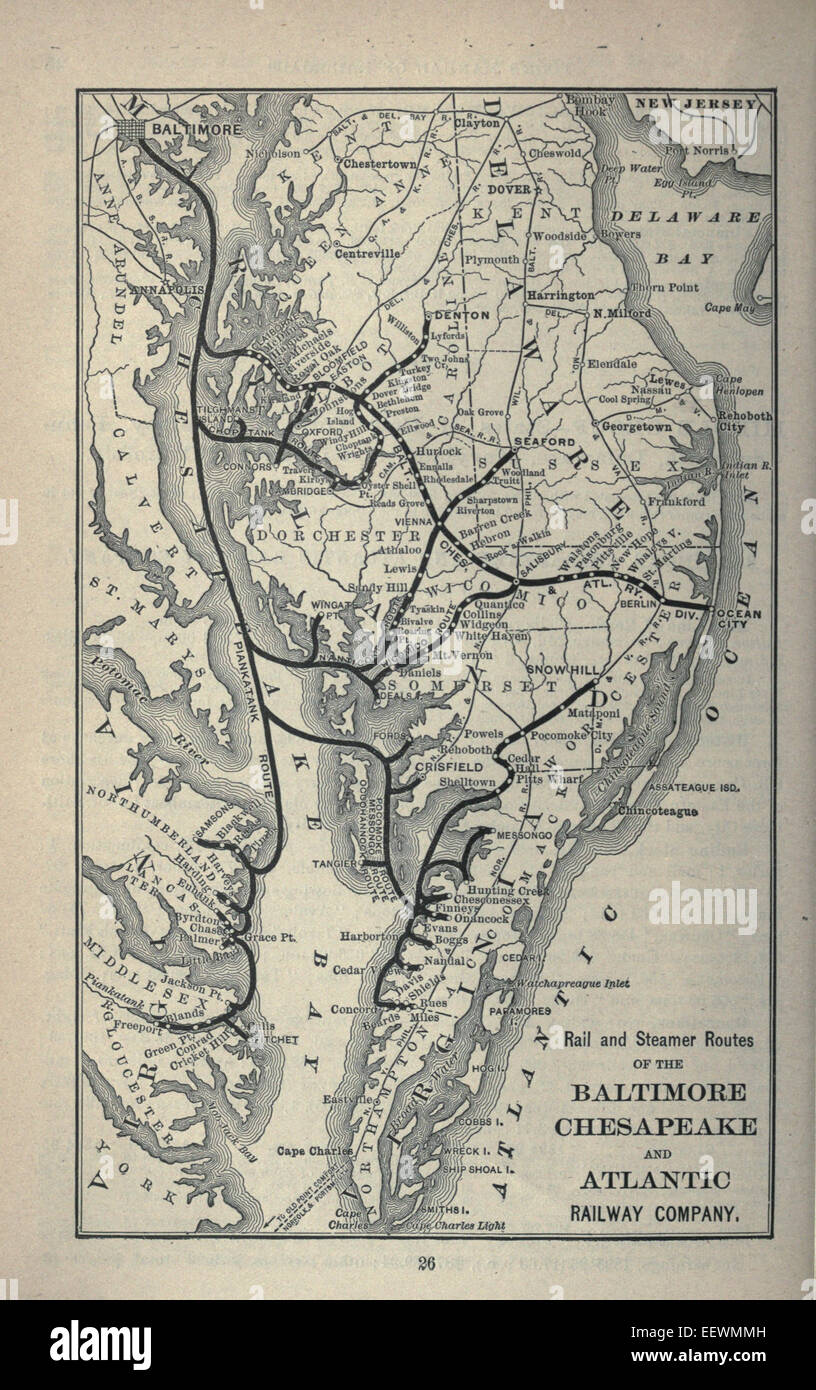 Chesapeake and atlantic railway hi-res stock photography and images - Alamy