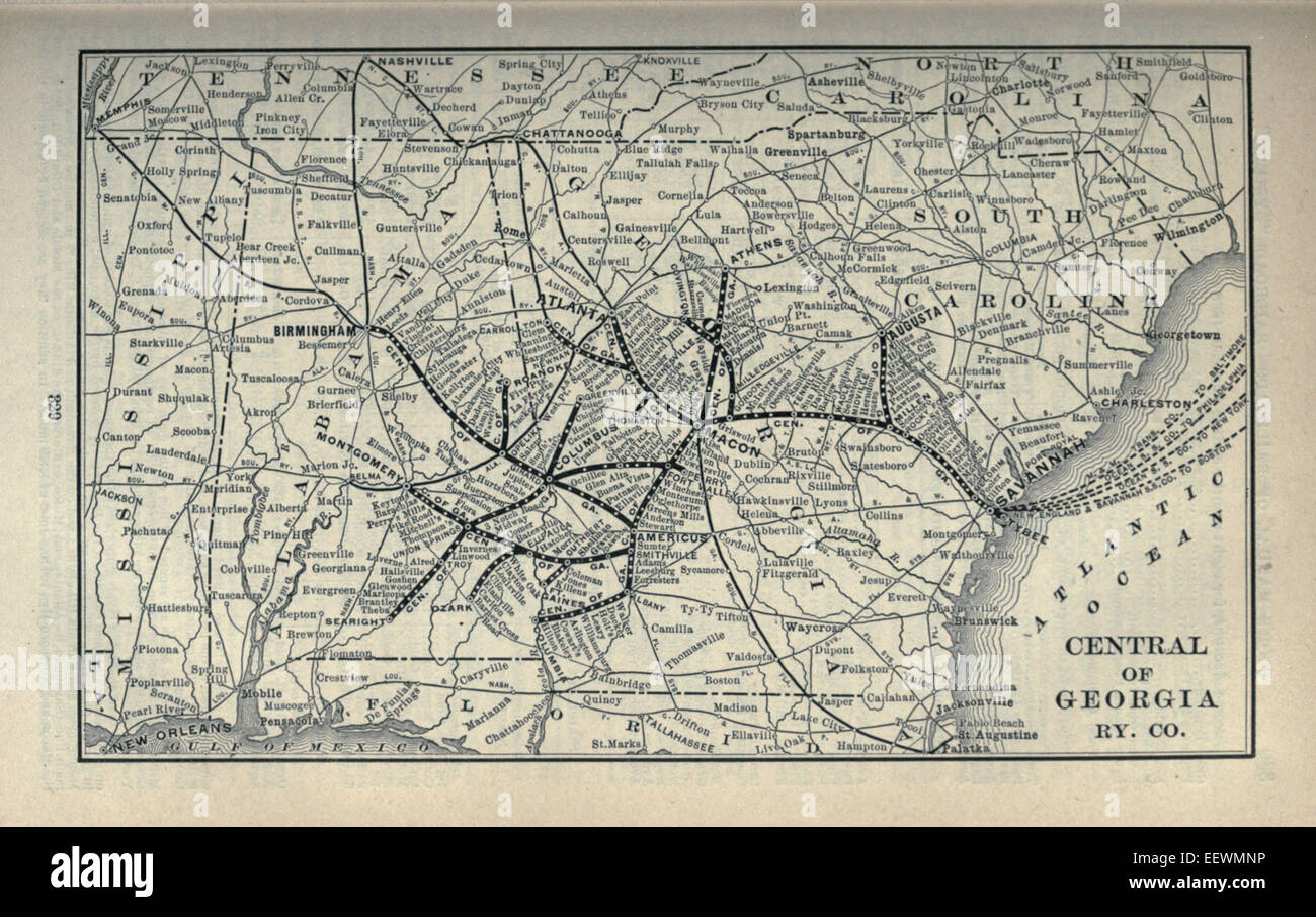 Train map of georgia hi-res stock photography and images - Alamy