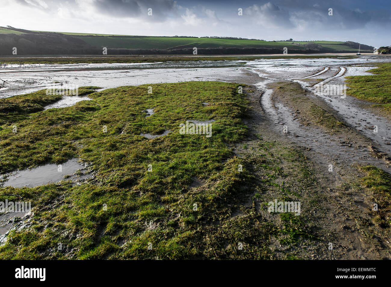 The Gannel Estuary in Newquay, Cornwall Stock Photo - Alamy