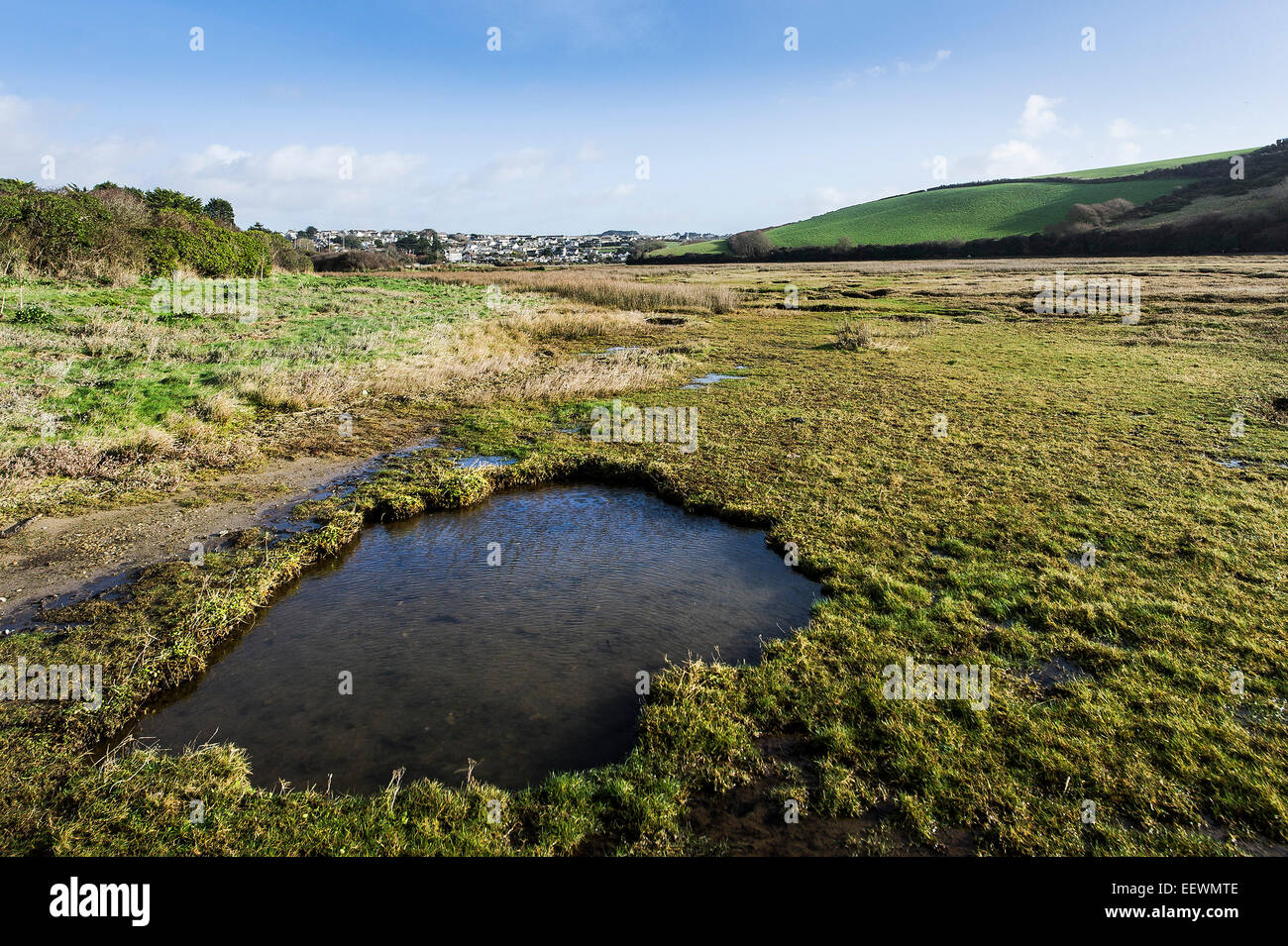 The Gannel Estuary in Newquay, Cornwall Stock Photo - Alamy
