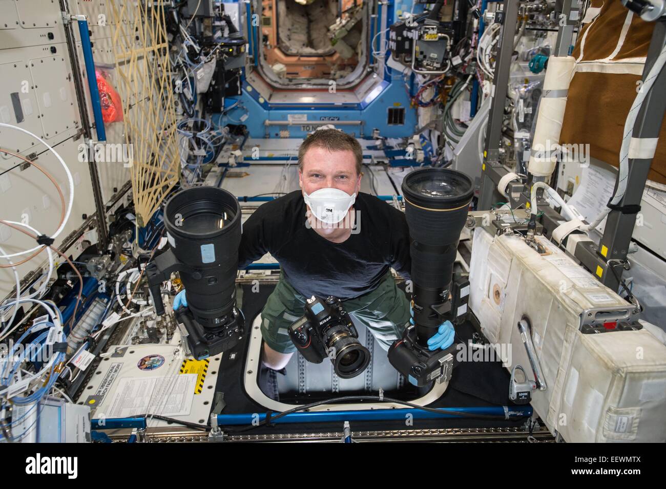 US Astronaut Terry Virts of Expedition 42 aboard the International ...