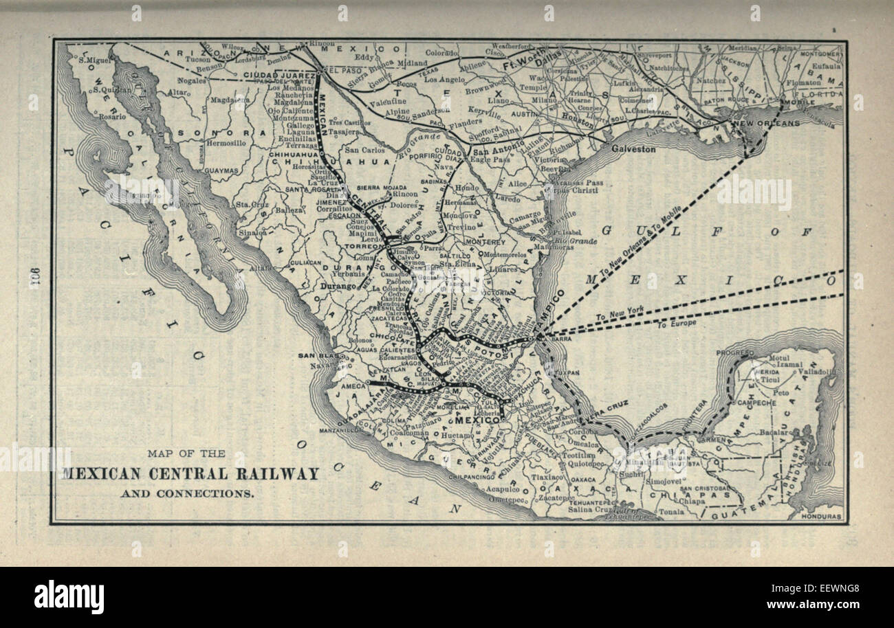 Mexican central railway train hi-res stock photography and images - Alamy