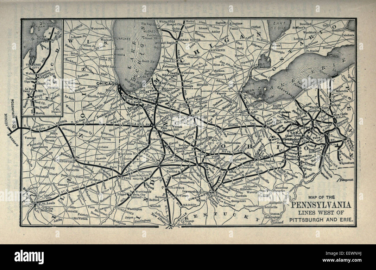 The 1897 Poor's report on the Pennsylvania Railroad Lines West provides ...