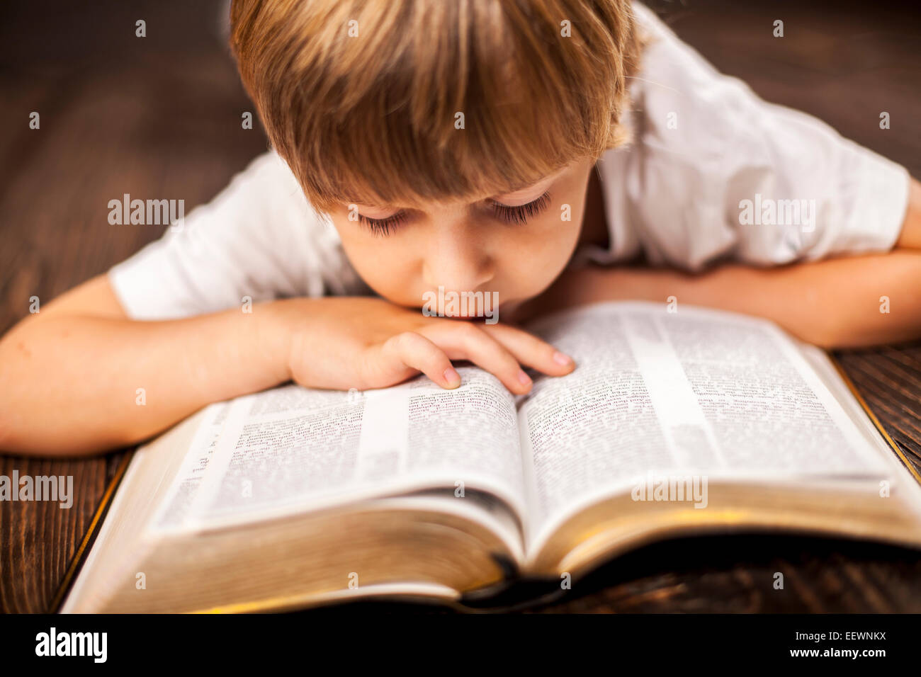 boy studying the scriptures Stock Photo - Alamy