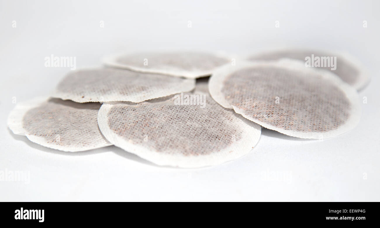 round tea bags Stock Photo - Alamy