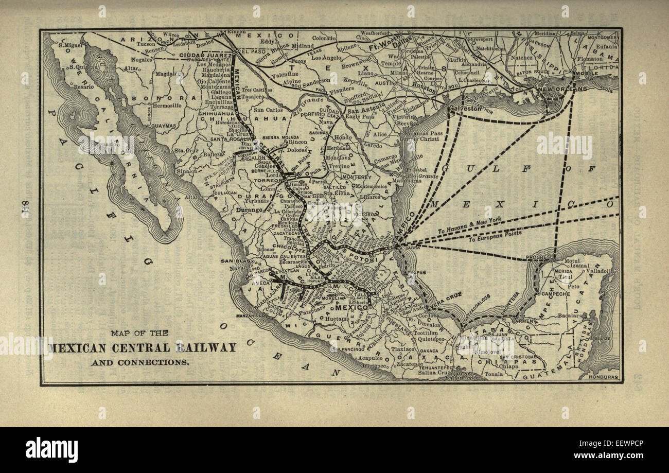 A map from Poor's Manual of Railroads, 1901 edition, depicting the ...