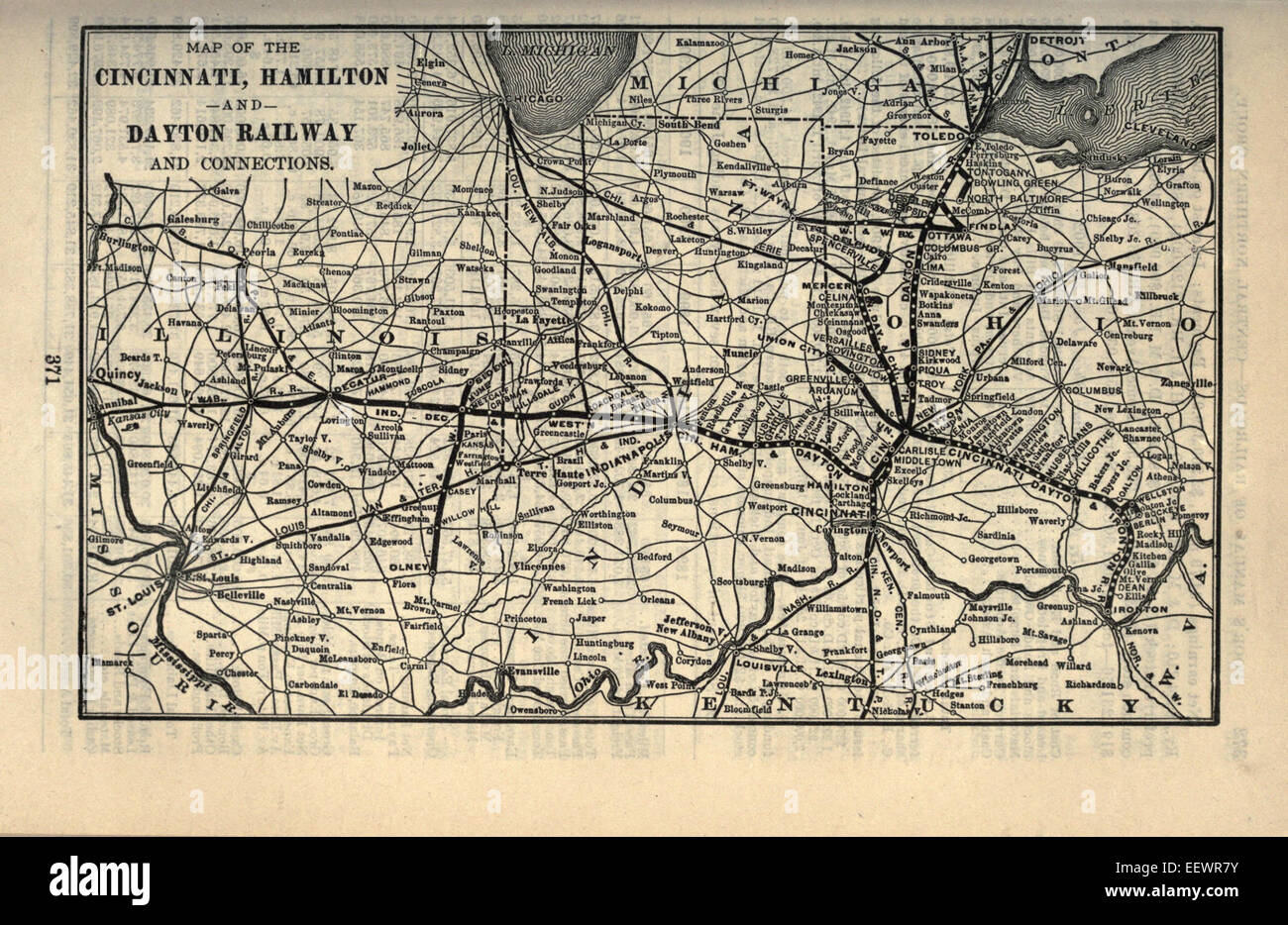 Map of dayton hi-res stock photography and images - Alamy