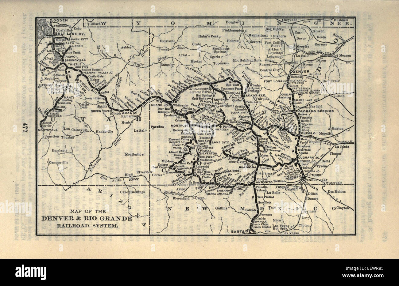 Denver rio grande hi-res stock photography and images - Alamy