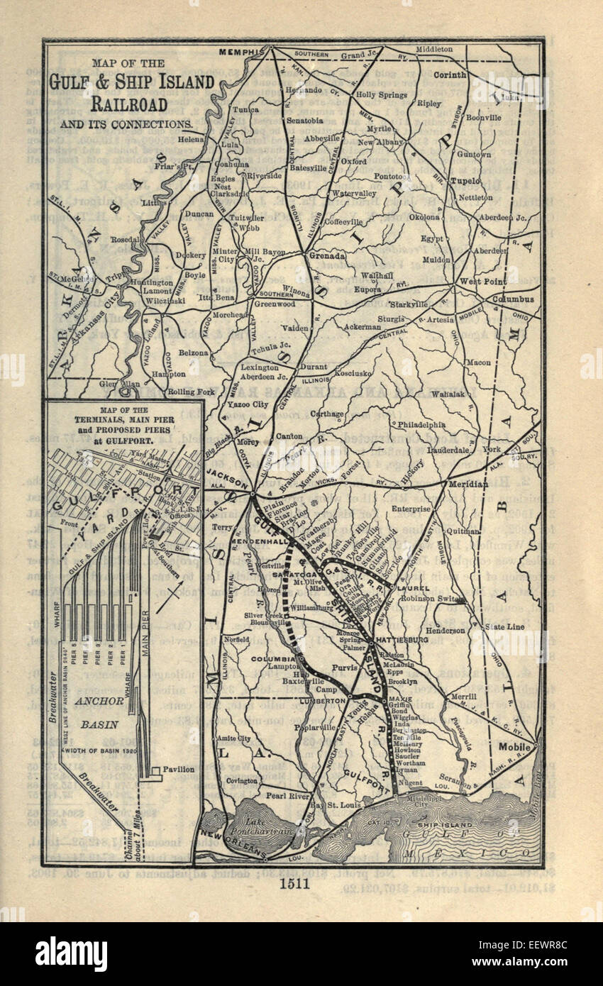 Gulf and ship island railroad hi-res stock photography and images - Alamy