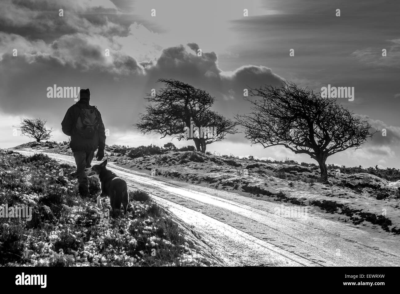 Exmoor border Black and White Stock Photos & Images - Alamy