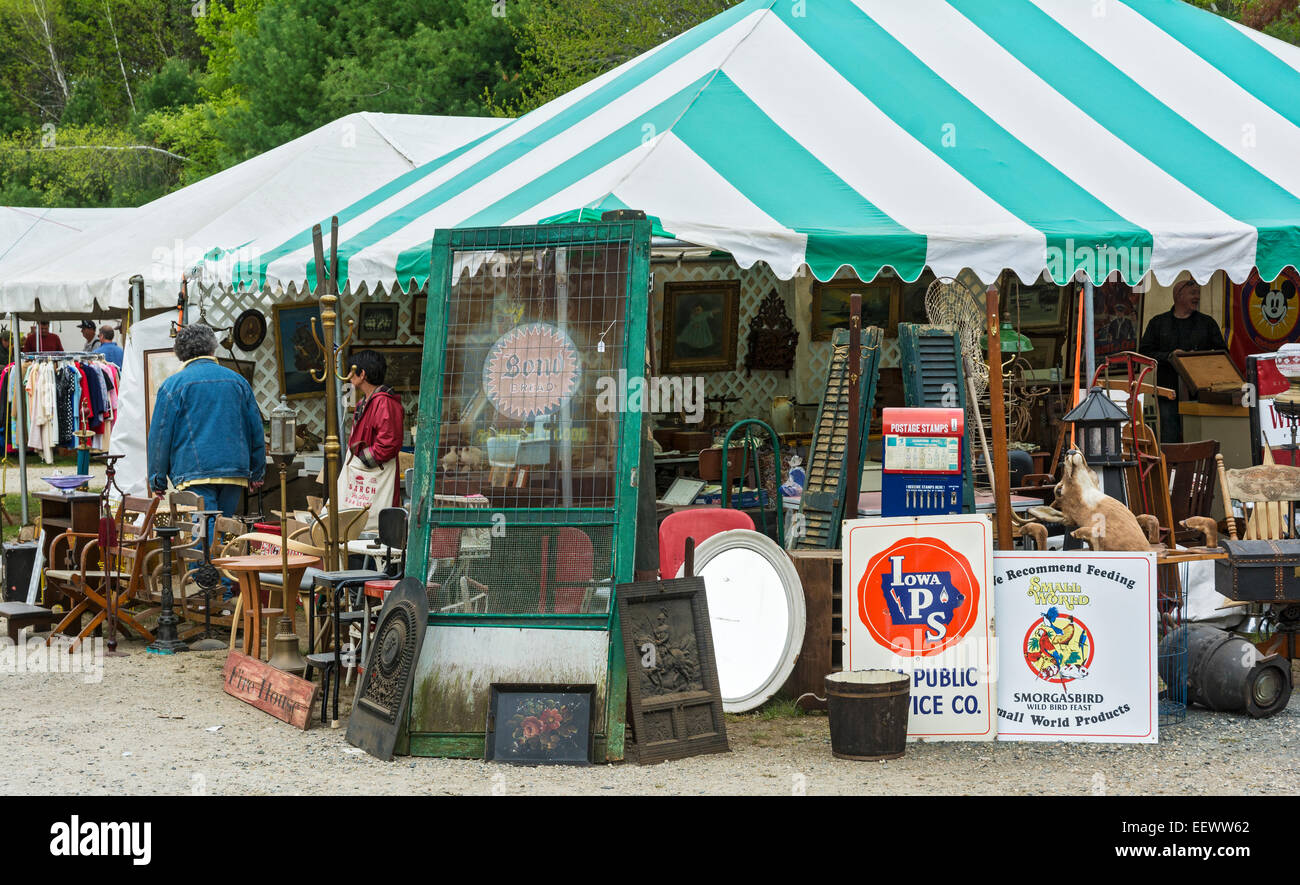 Massachusetts, Brimfield Antique Flea Market Stock Photo - Alamy