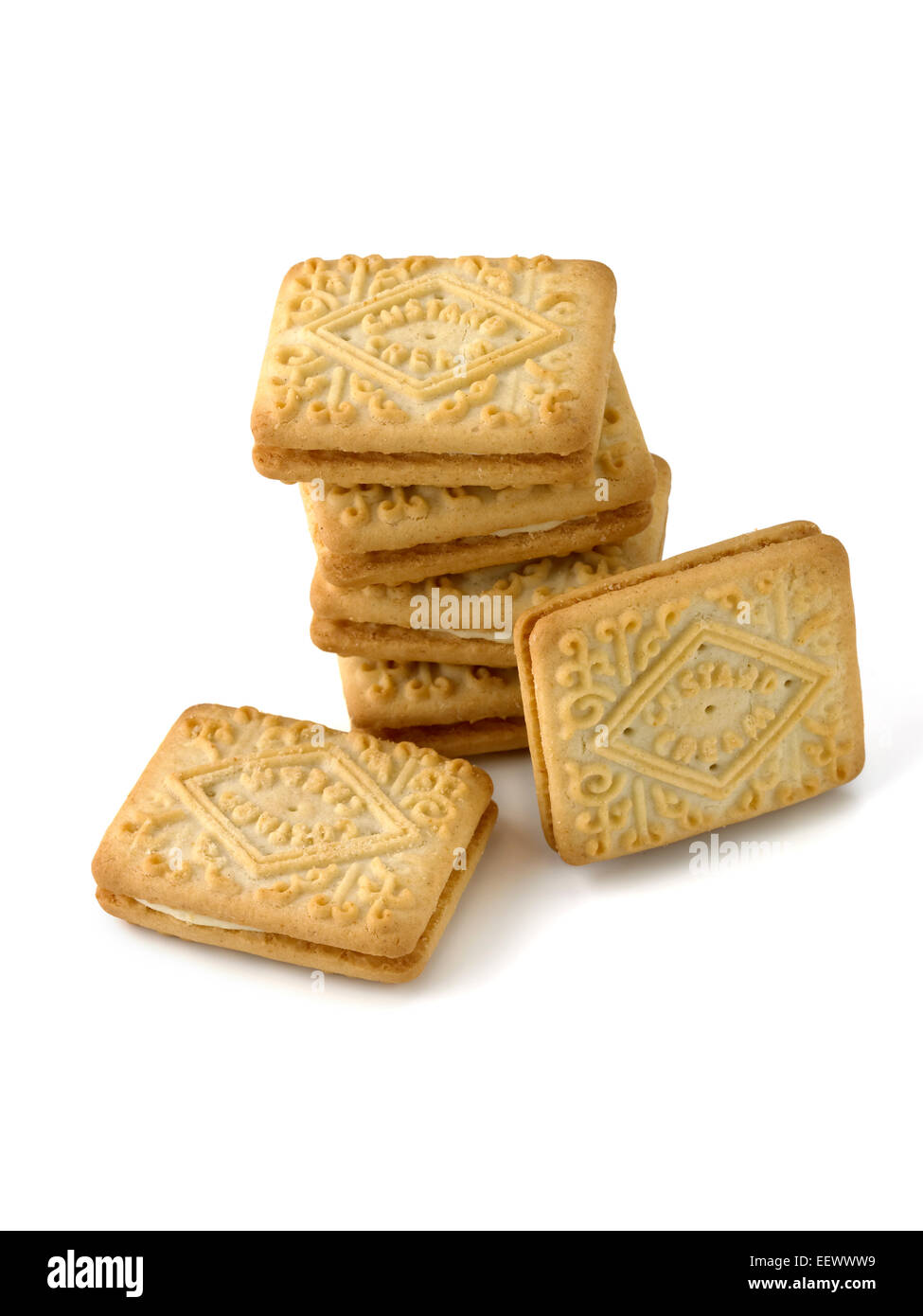 Custard cream biscuit hi-res stock photography and images - Alamy