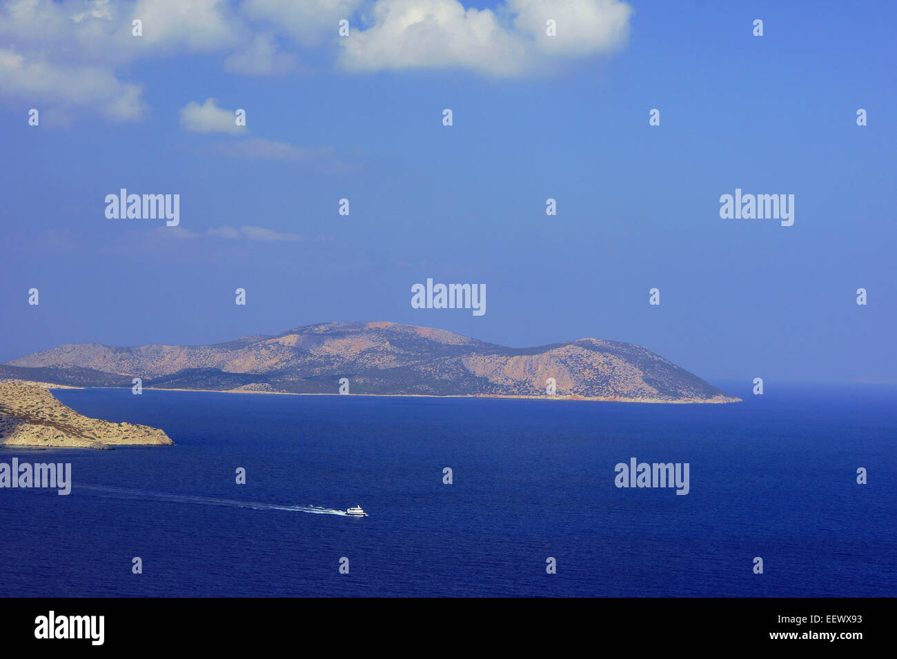 The Greek islands in the Mediterranean Sea Stock Photo - Alamy