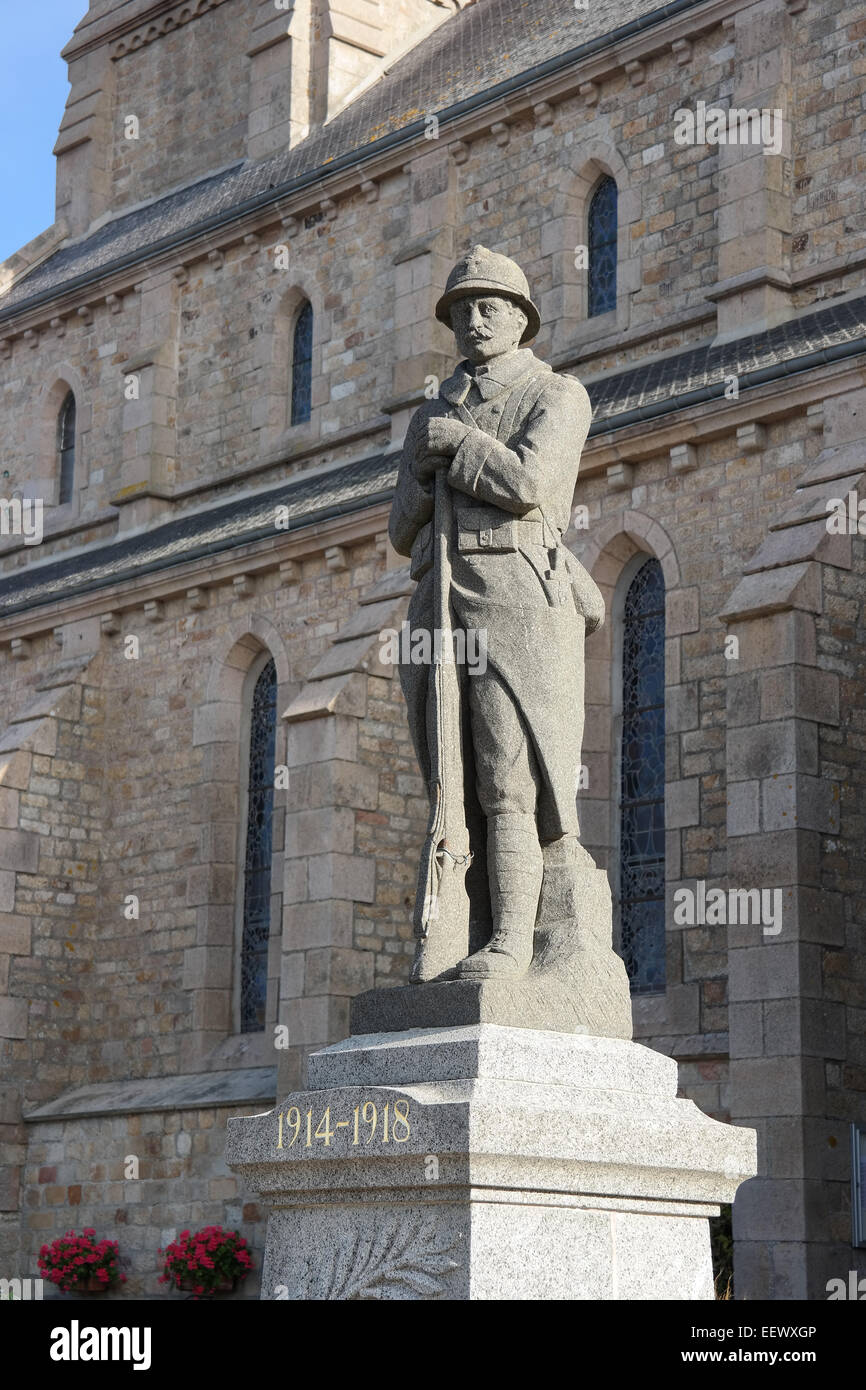 Statue of soldier statue of ww1 soldier hi-res stock photography and ...