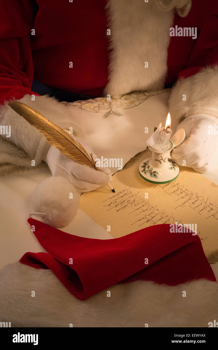 Santa naughty or nice list hi-res stock photography and images - Alamy