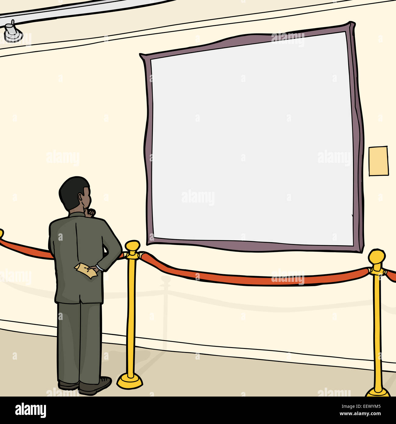 Person viewing painting in gallery hi-res stock photography and images ...