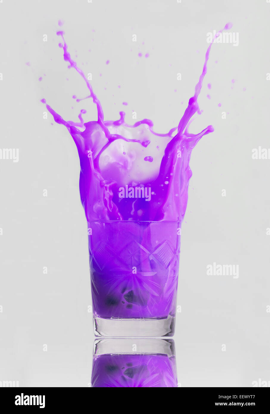 Purple Splash High Resolution Stock Photography and Images - Alamy