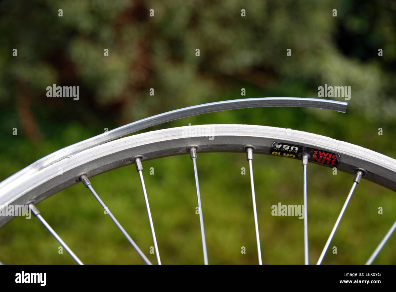Bike rim damage hi-res stock photography and images - Alamy