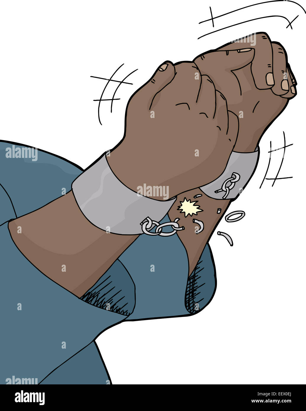 Breaking The Chains Of Slavery High Resolution Stock Photography and ...