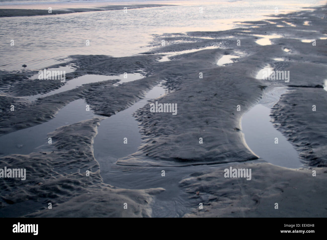 Tide pools on sand hi-res stock photography and images - Alamy