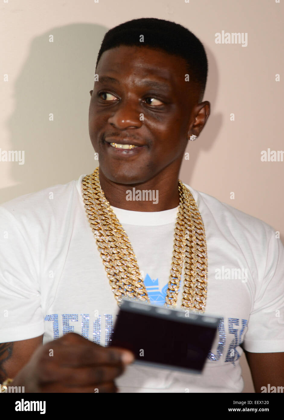 Lil Boosie backstage during the TD2CH Tour at the James L Knight Center ...