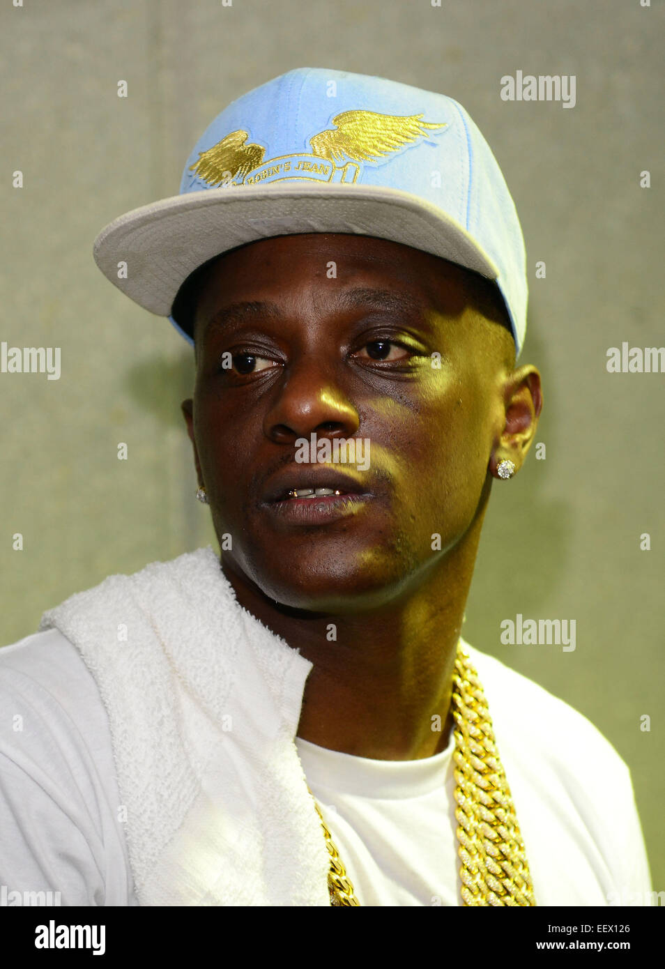 Lil Boosie backstage during the TD2CH Tour at the James L Knight Center ...
