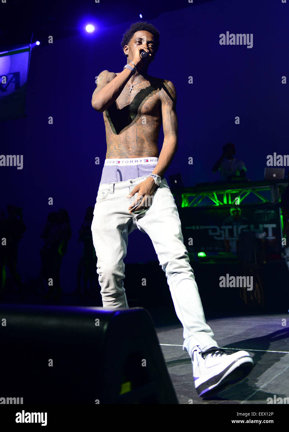 Rich Homie Quan performing live in concert during the TD2CH Tour at the ...