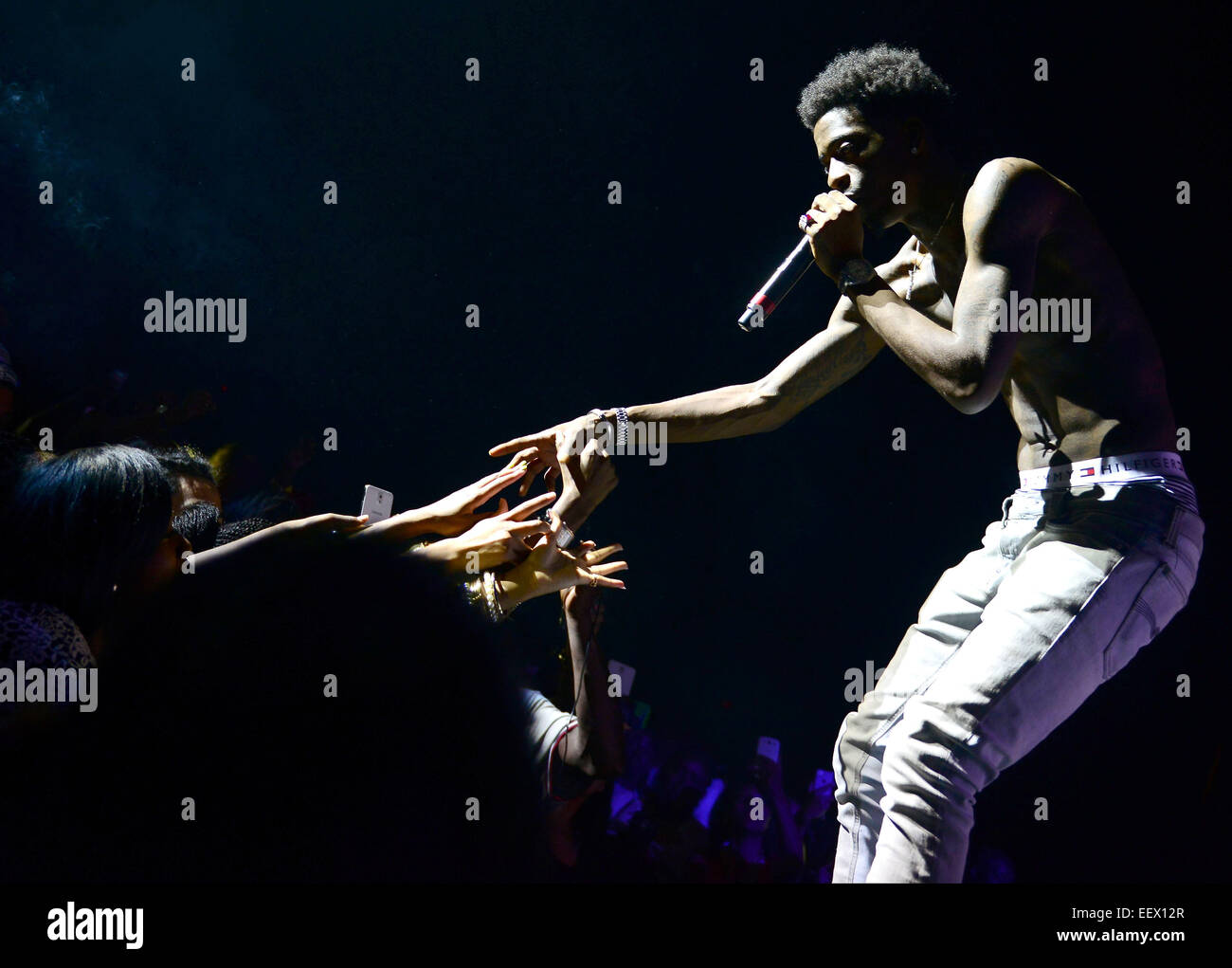 Rich Homie Quan performing live in concert during the TD2CH Tour at the ...