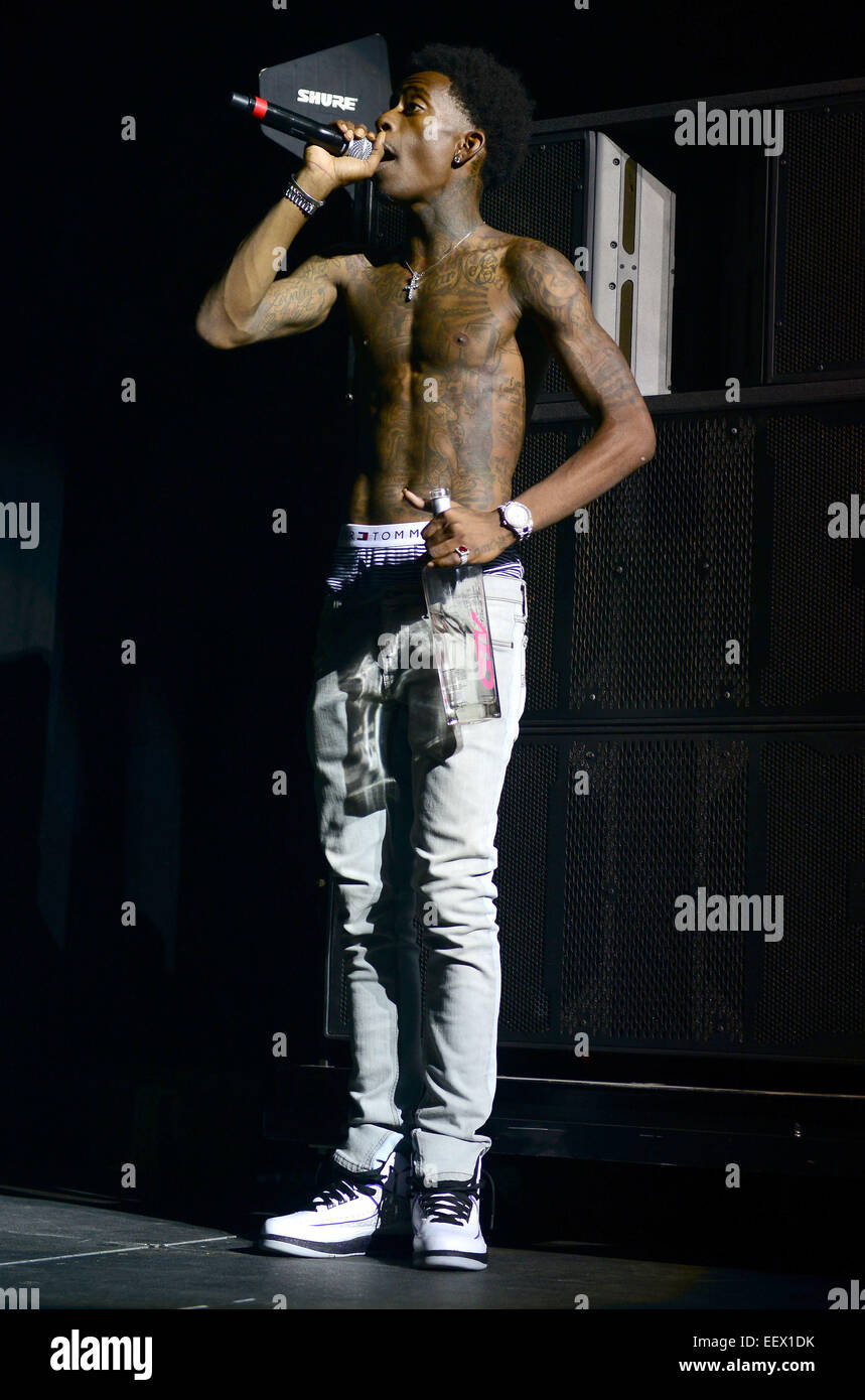 Rich Homie Quan performing live in concert during the TD2CH Tour at the ...