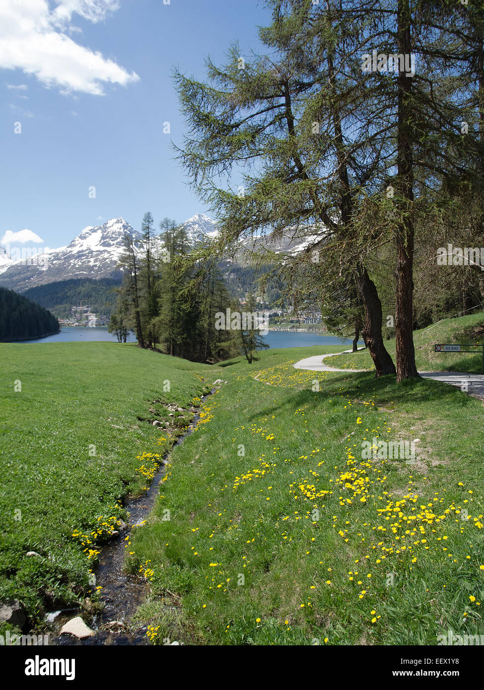 View of st moritz hi-res stock photography and images - Alamy