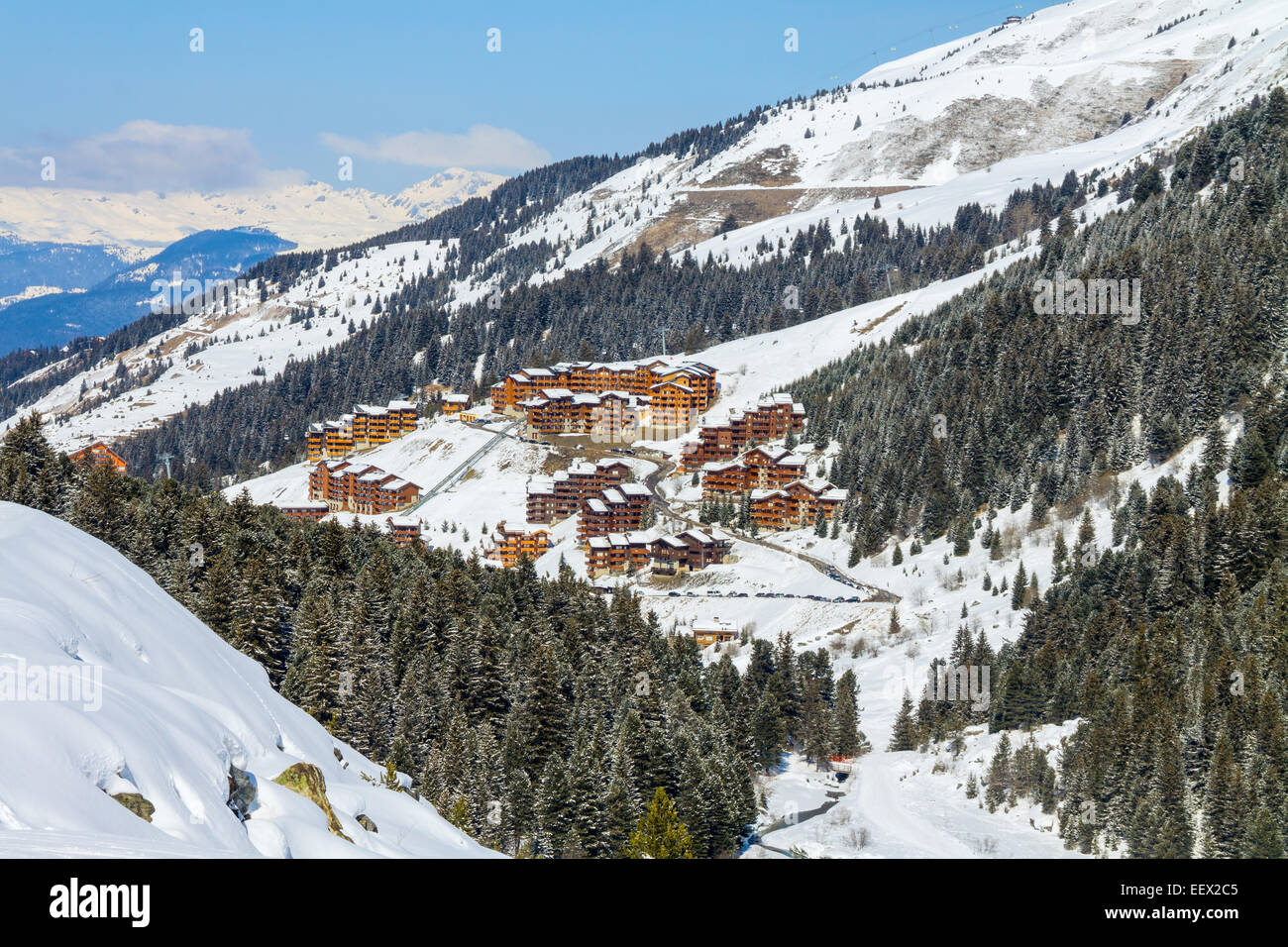 Winter meribel hi-res stock photography and images - Alamy