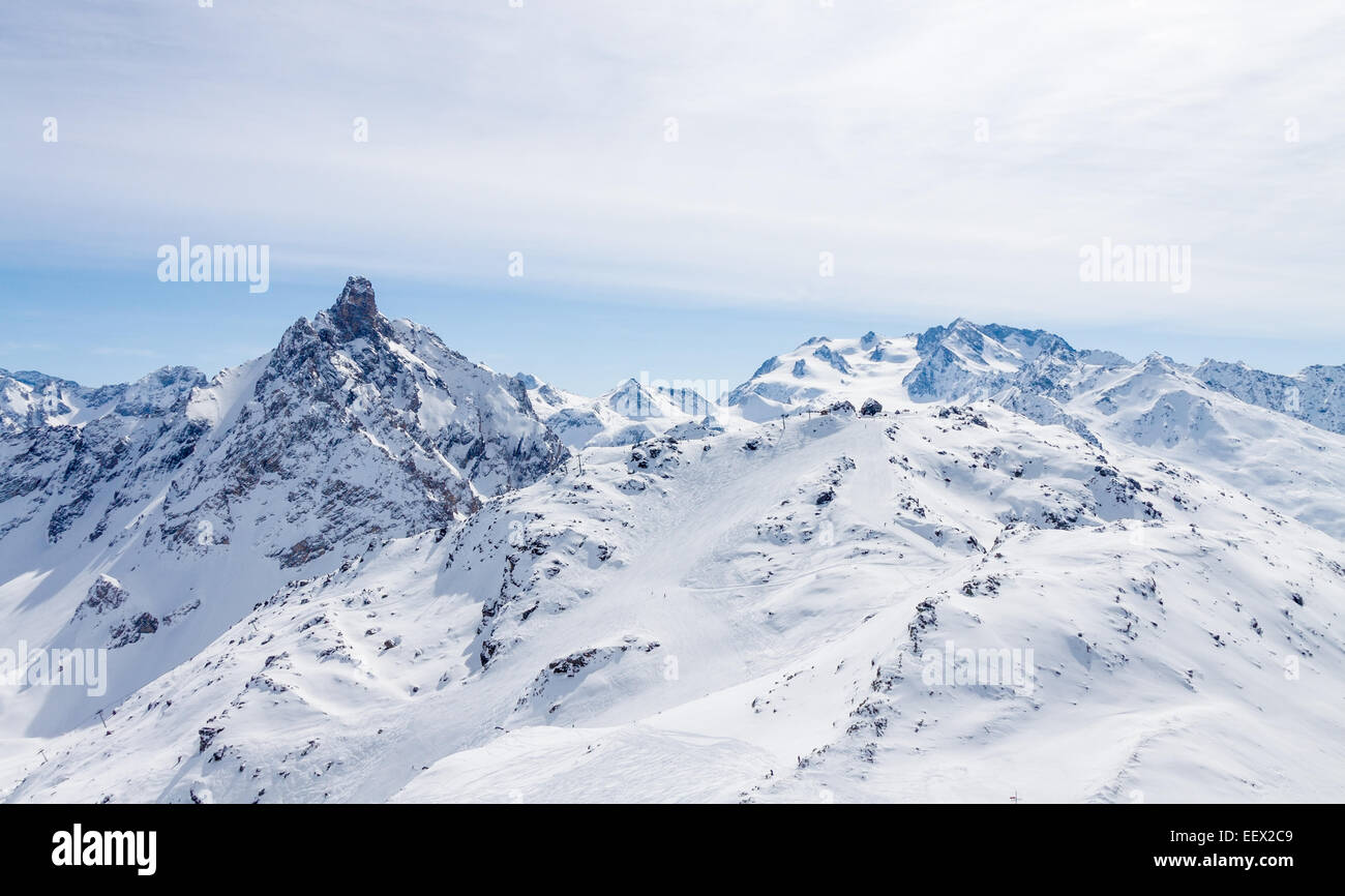 Meribel mountain hi-res stock photography and images - Alamy