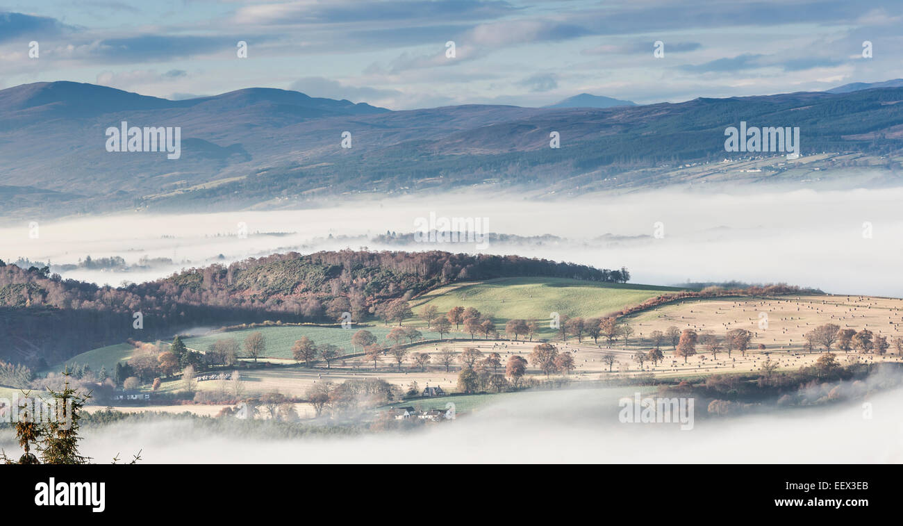 View over the Aird from Craig Phadrig in Inverness, Scotland Stock ...