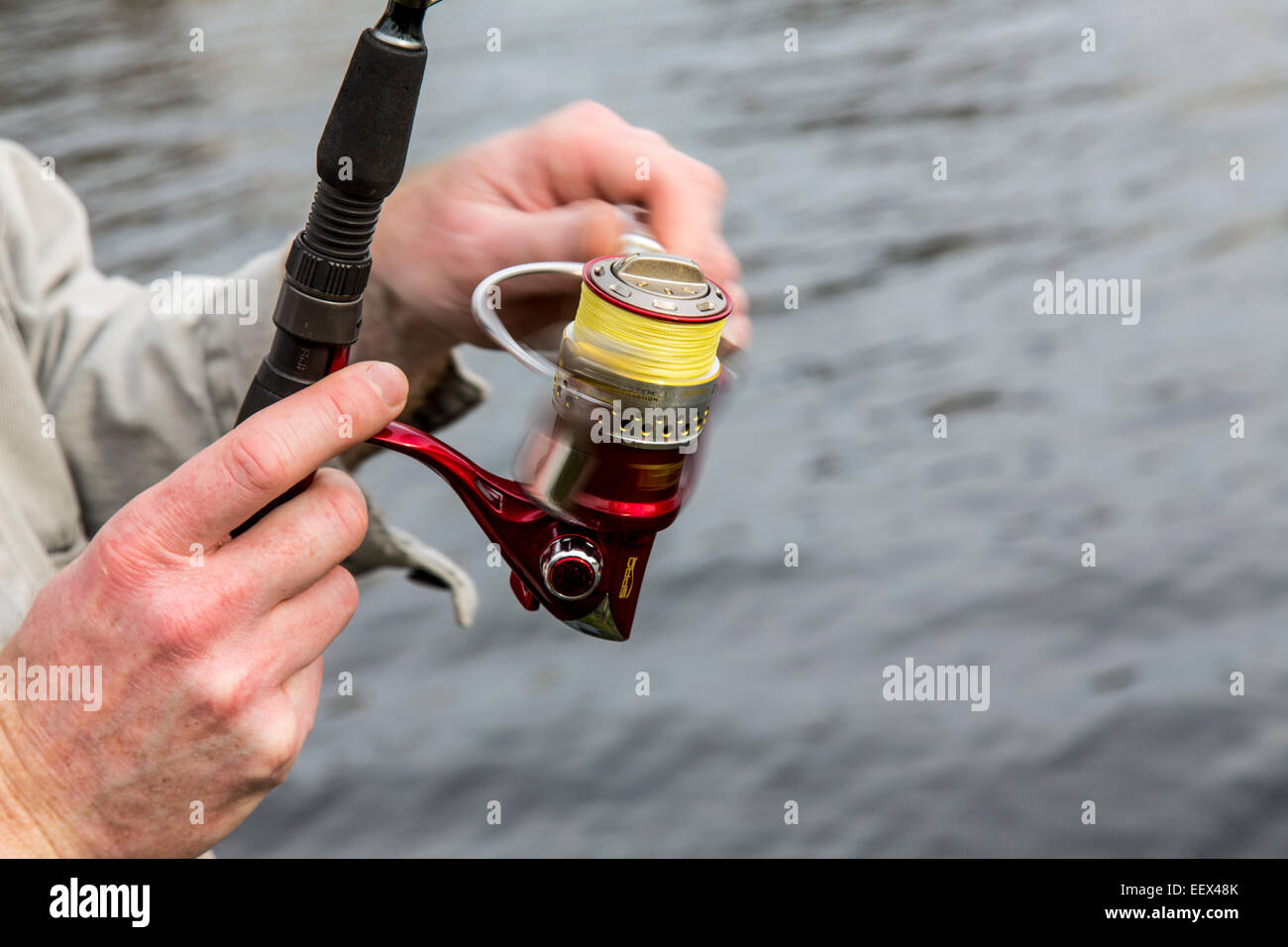 Angler fishing rod hi-res stock photography and images - Alamy