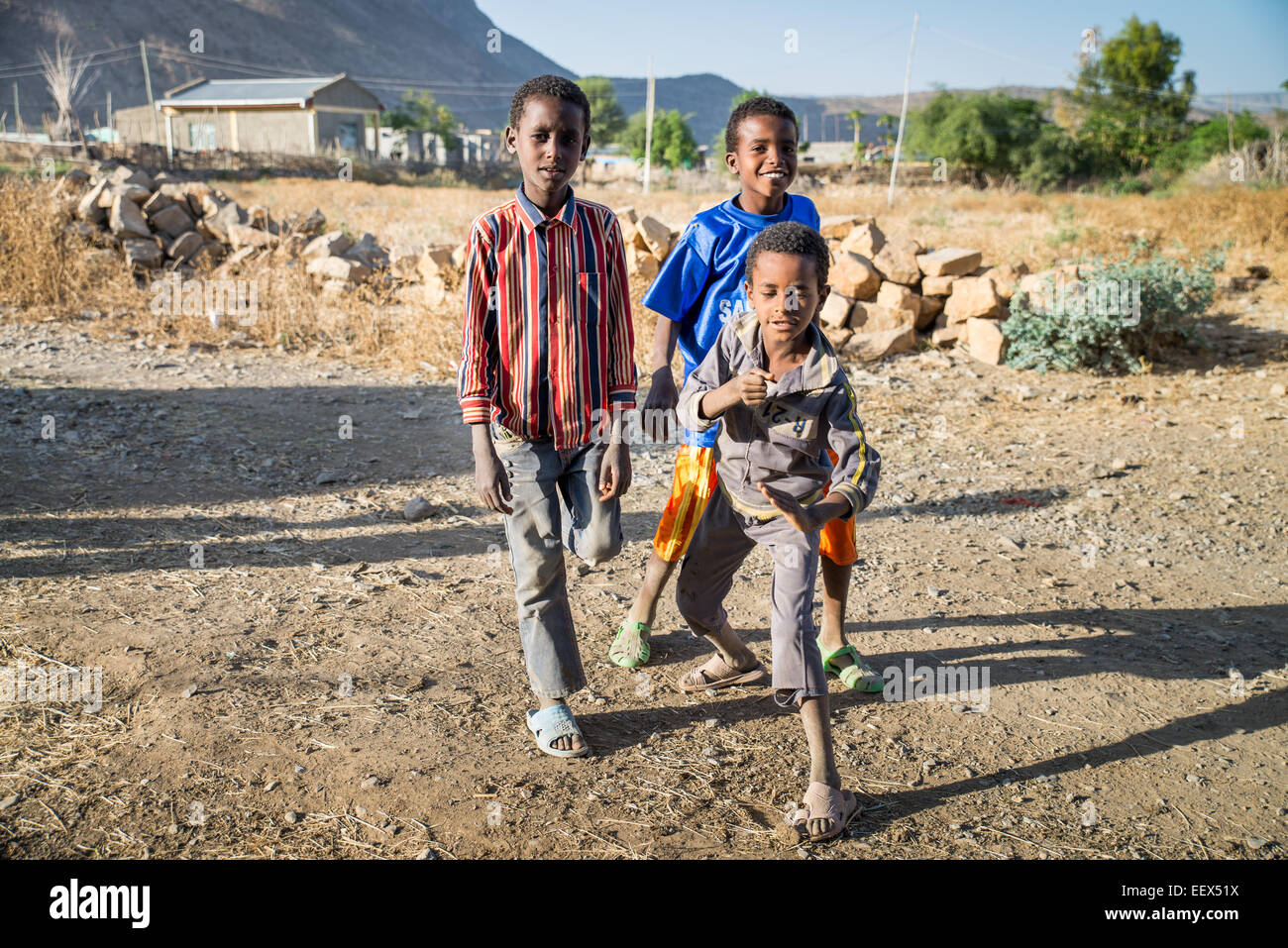 Ethiopian children playing hi-res stock photography and images - Alamy